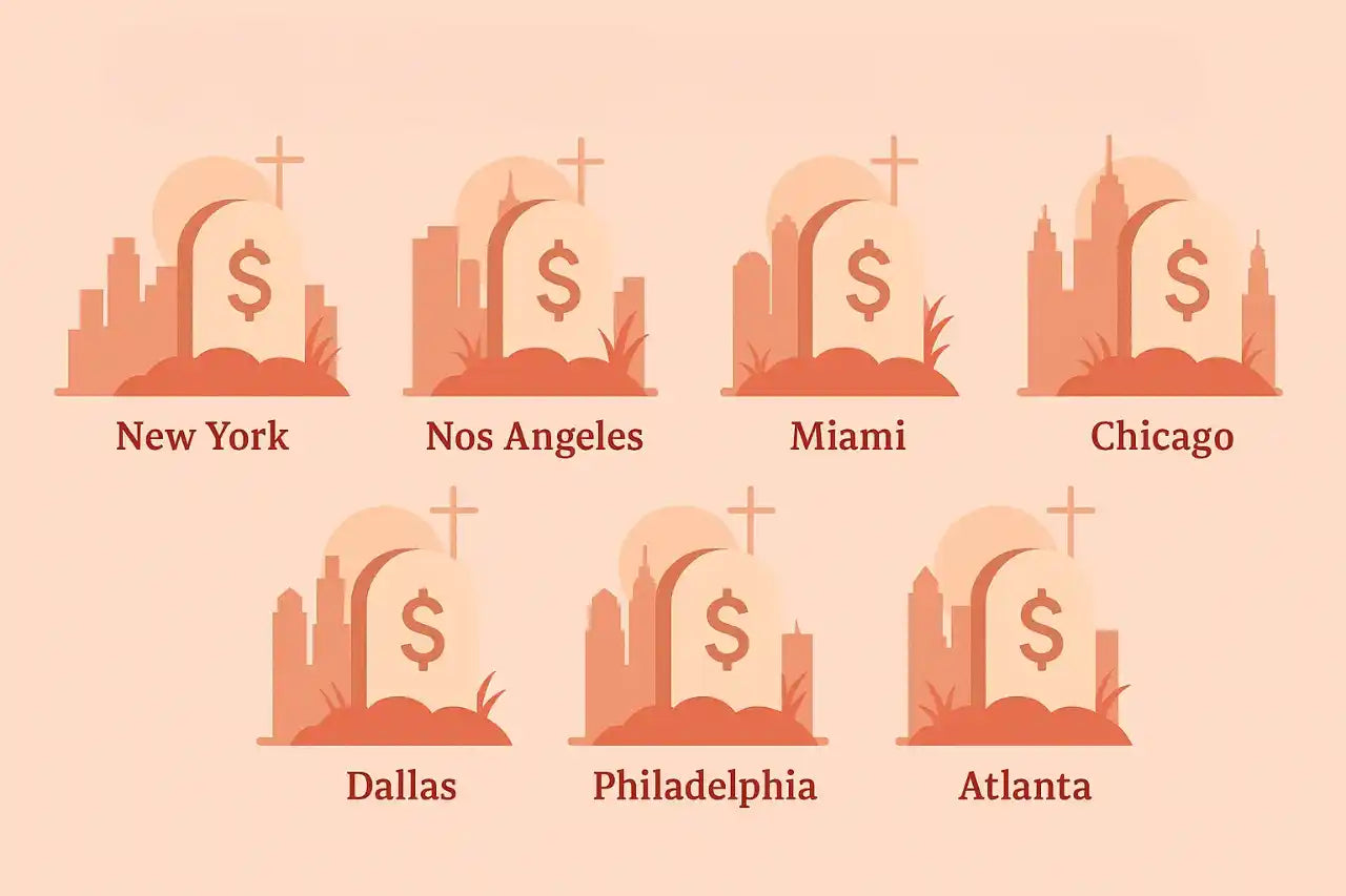 Burial Plot Costs Across Major US Cities (2025 Report)