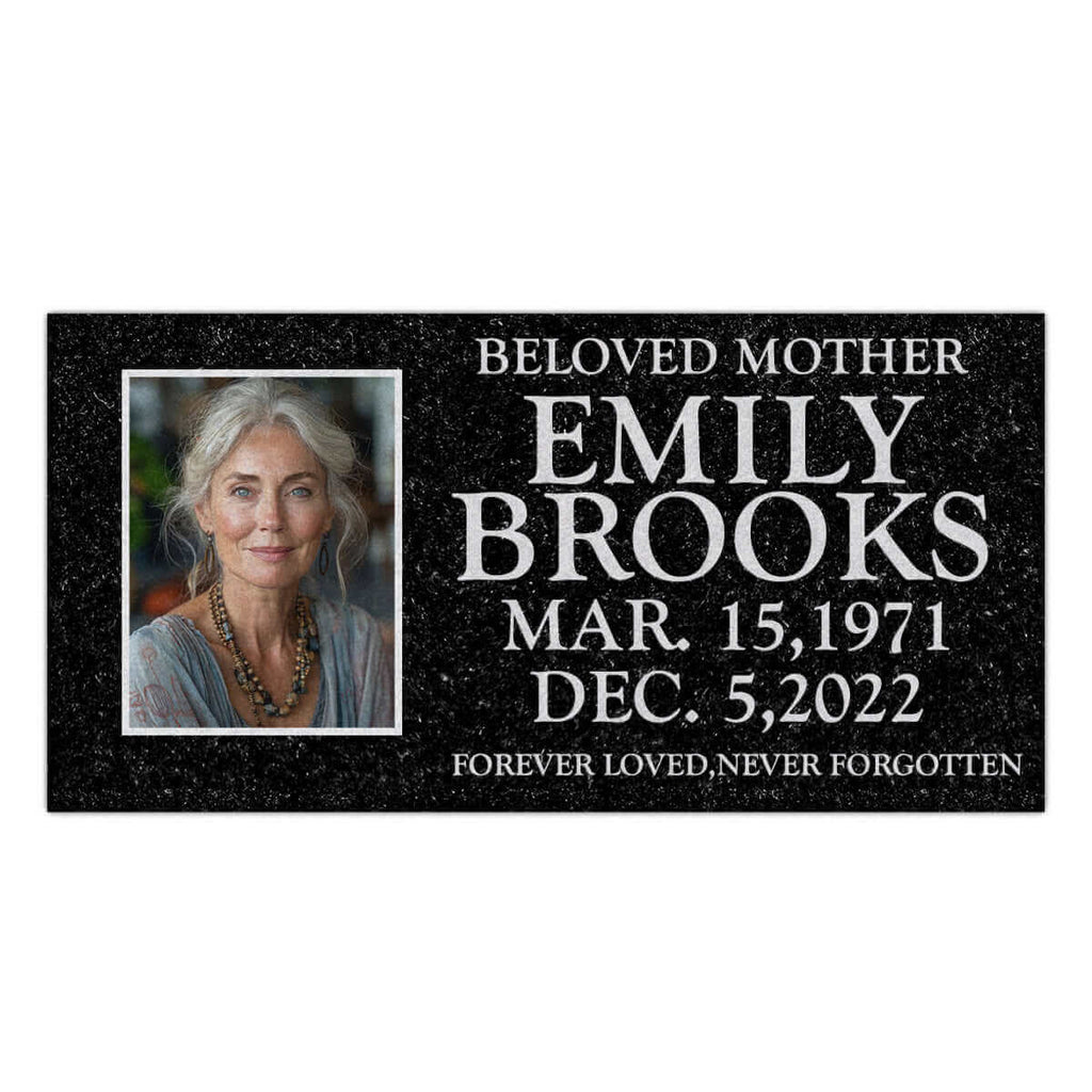 16″ x 8″ x 3″ Flat Cemetery Headstone Grave Marker For Sale | Signature ...