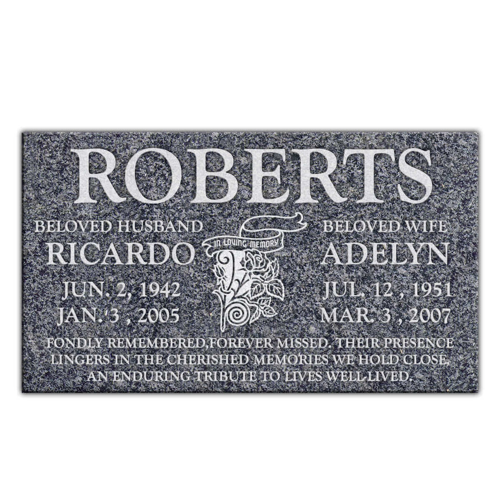 28″ x 16″ x 4″ Flat Headstone Grave Marker For Sale | Signature Headstones