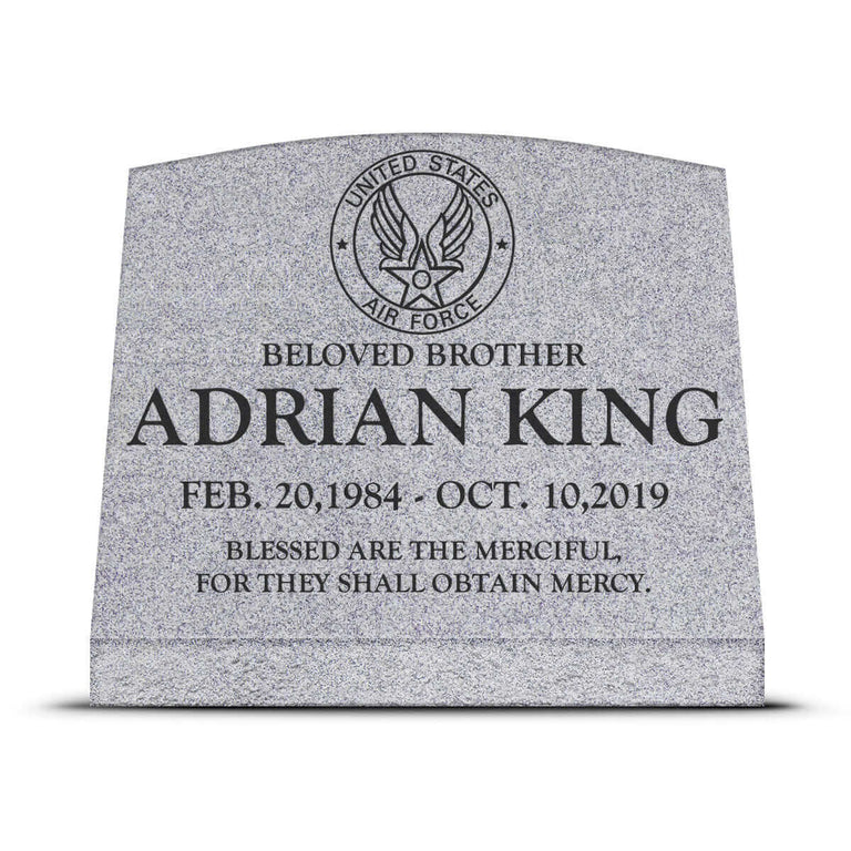 20″ x 10″ x 16″ Slant Headstone