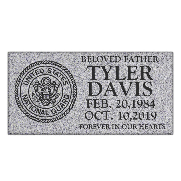 16″ x 8″ x 3″ Flat Cemetery Headstone Grave Marker For Sale | Signature ...