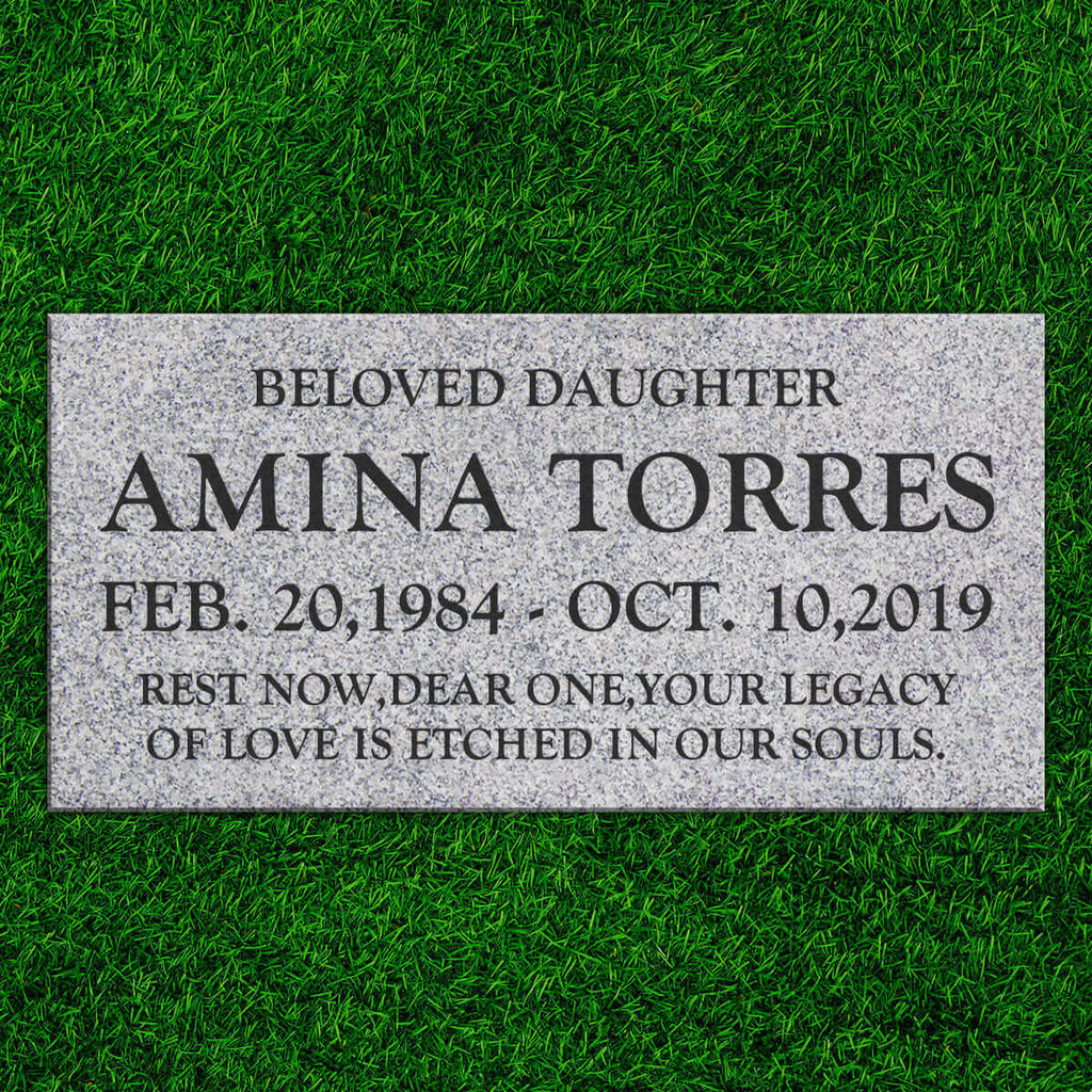 24″ x 12″ x 6″ Pillow Marker Headstone For Sale | Signature Headstones