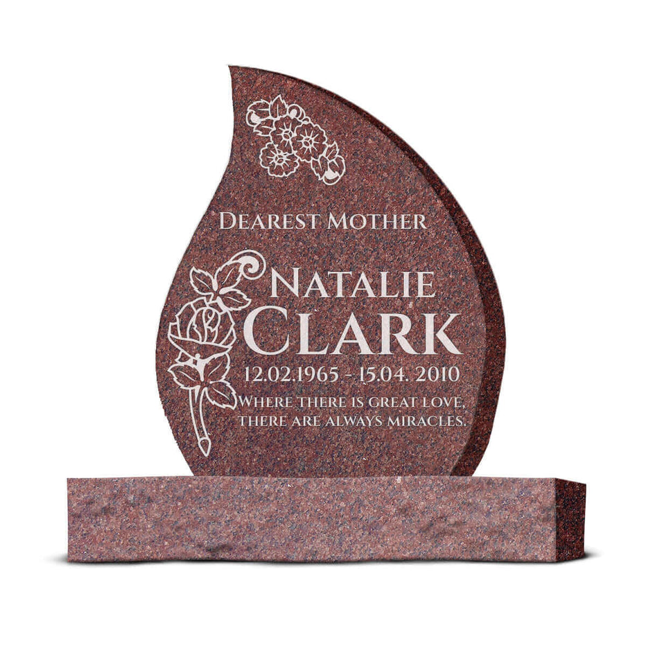 26″ x 6″ x 36″ Tear Drop with 36” base