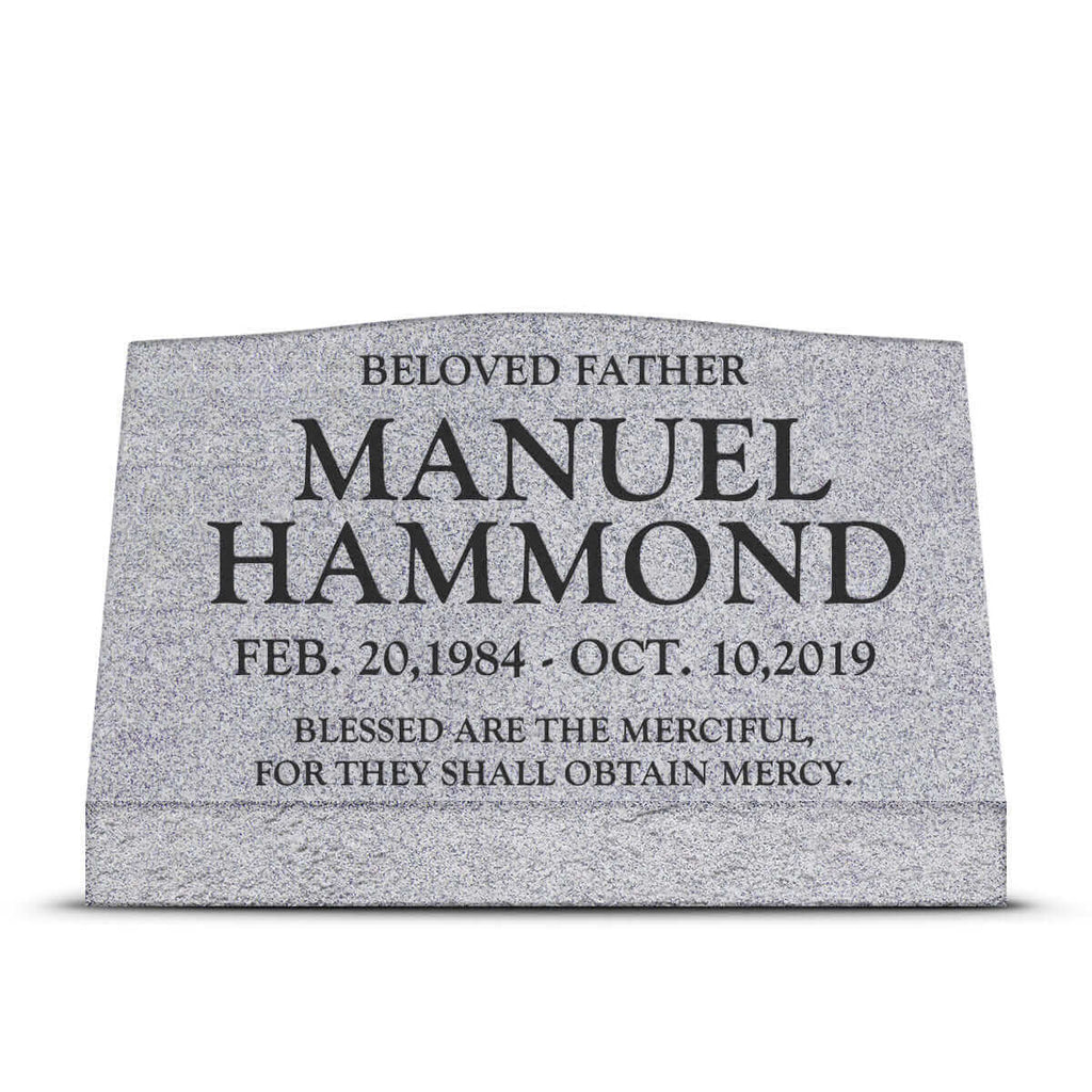 30″ x 10″ x 16″ Slant Headstone